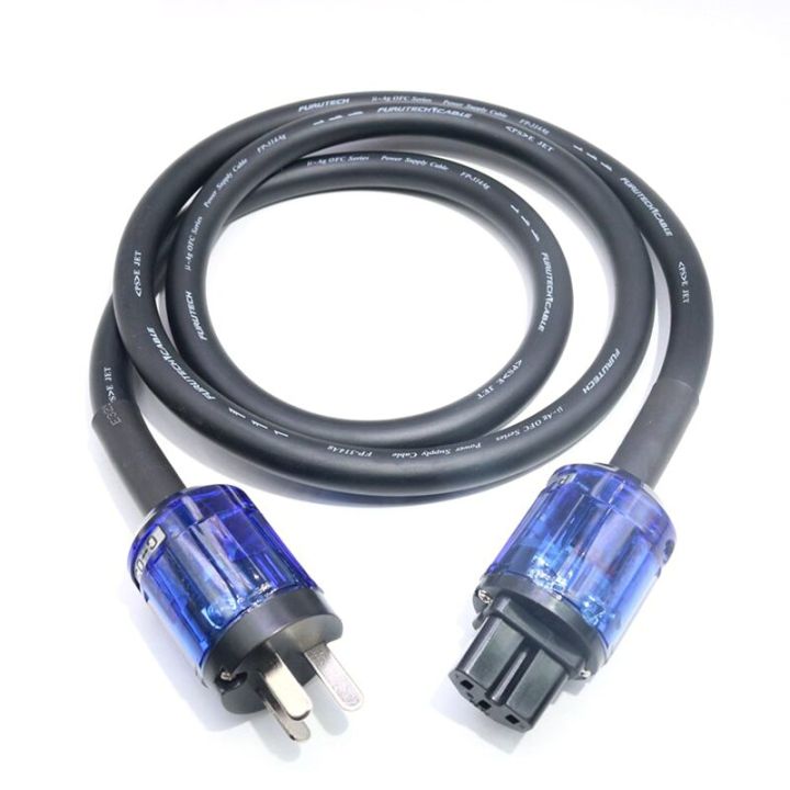 Furutech Two core silver plated Power Cord with EU Plug AC Power line ...