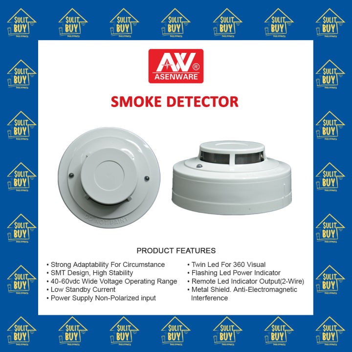 Asenware Conventional Smoke Detector Lazada Ph