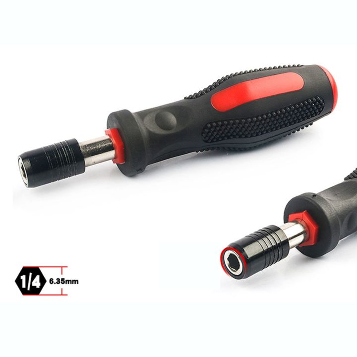 Toolstar 1/4 ''Hex มือจับไขควงล็อกเองก้านเชื่อมต่อแม่เหล็กอะแดปเตอร์ข้อต่อไขควง | Lazada.co.th