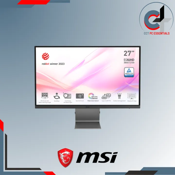 27 Inches MSI Modern MD271UL Monitor | 3840 x 2160 (4K UHD) | IPS Panel ...