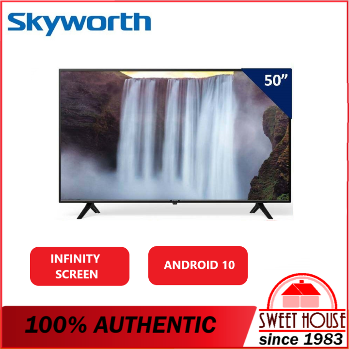Skyworth 50" 50SUC6500 4K UHD Android 10 Smart TV Netlix / Youtube | Lazada