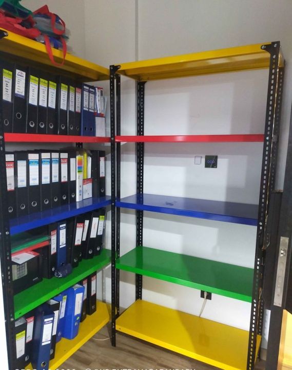 Rak & Lemari Besi 5 susun Rak baju/Rak buku/Rak perabot/Rak gudang ...