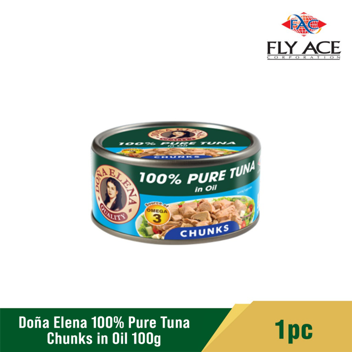 Doña Elena 100% Pure Tuna Chunks in Oil 100g | Lazada PH