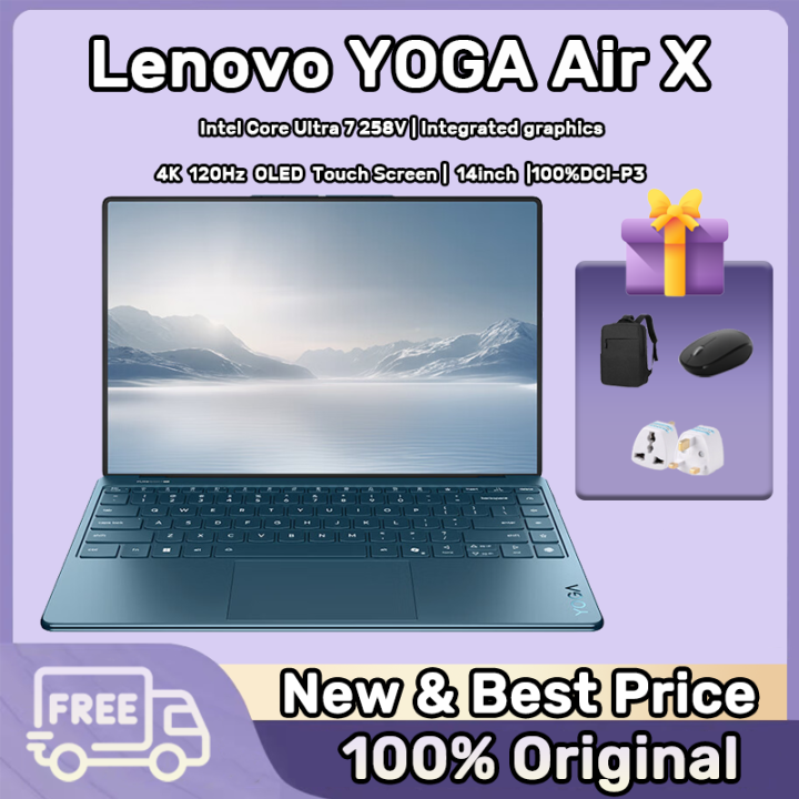 Lenovo YOGA Air X AI Laptop 2025/ Intel Core Ultra 7 258V / 4K 120Hz ...