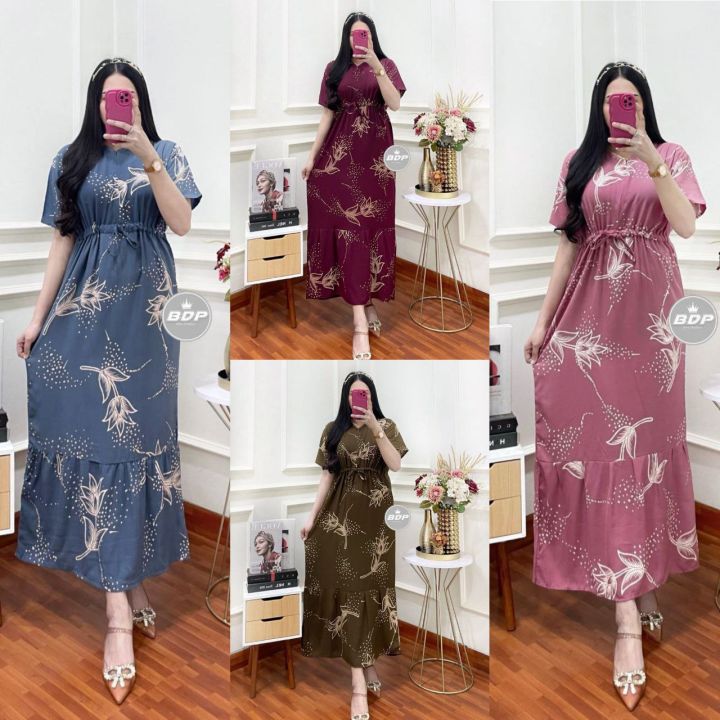 Daster Mama Muda Viral Terbaru 2024 Murah Rayon Tebal Bahan Adem Busui Bisa Cod Lazada Indonesia