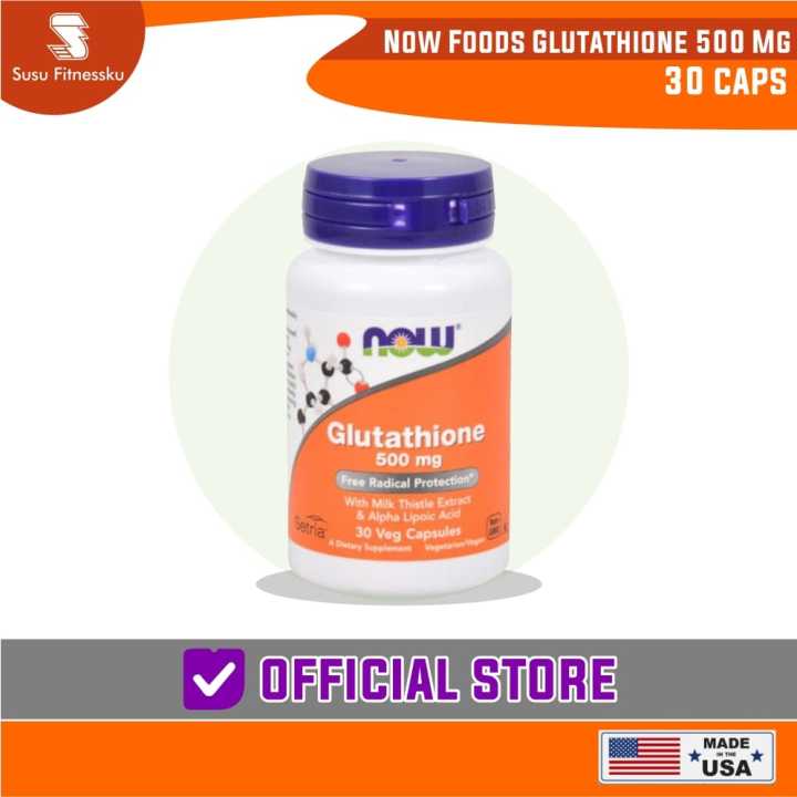 Now Foods Glutathione 500 Mg 30 Caps Now Glutathione | Lazada Indonesia