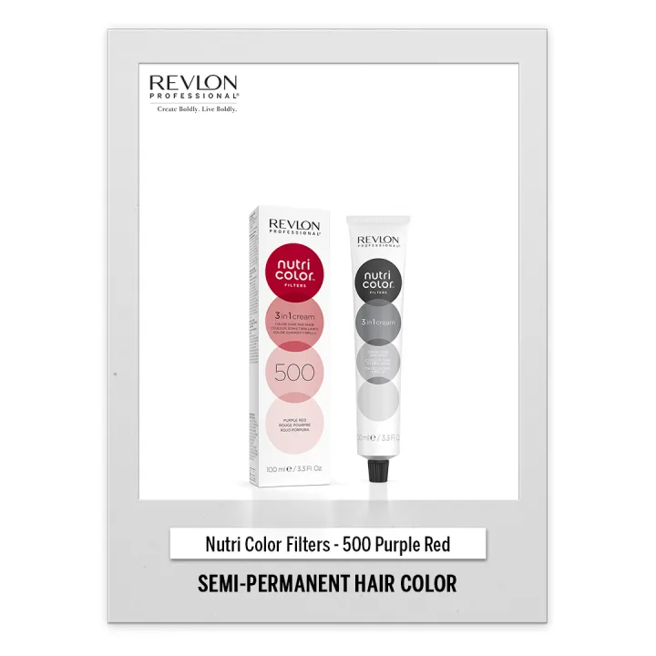Nutri Color™ Filters by Revlon Professional 500 PURPLE RED Color 100ml ...
