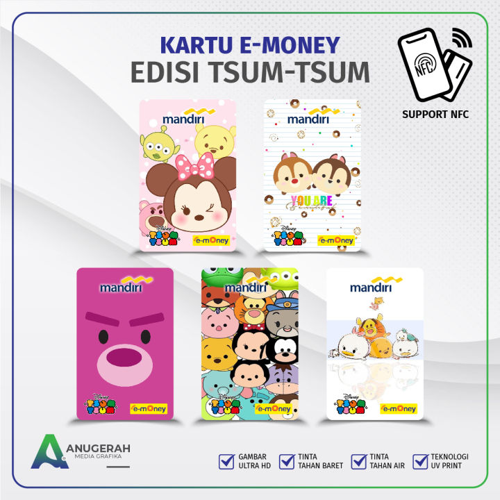 Kartu Emoney Mandiri Edisi Tsum Tsum | Lazada Indonesia