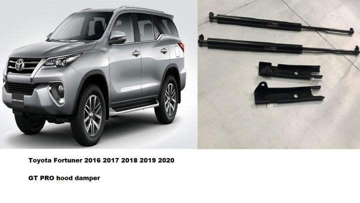 Toyota Fortuner 2016 2017 2018 2019 2020 GT PRO hood damper | Lazada PH