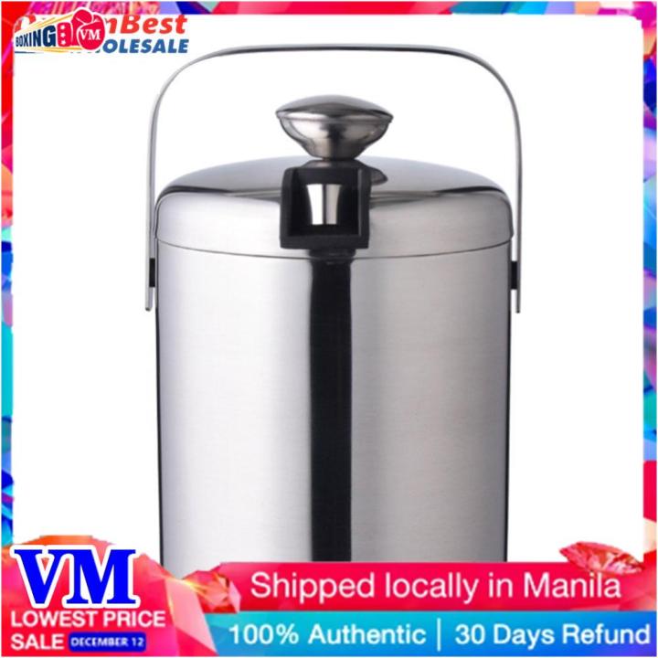 Boxing Vm Ice Bucket,Insulated Stainless Steel Double Walled Ice Bucket ...