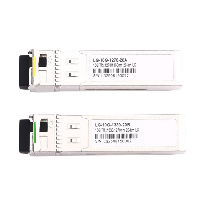 LC SFP+ 10G BIDI Module 1270/1330nm Single Mode 20KM Fiber Optic ...