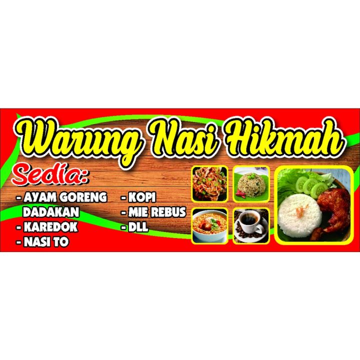 Cetak Banner / Sepanduk Spanduk WARUNG MAKAN spandukOLSHOP / banner ...