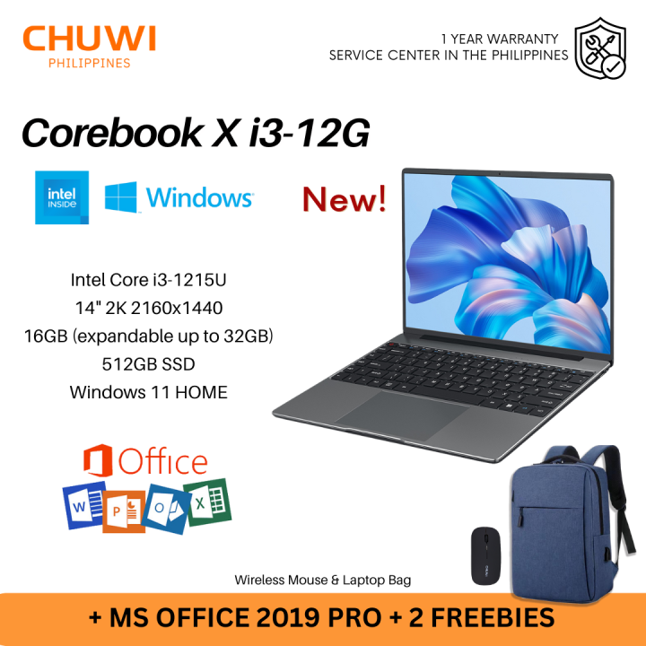 Chuwi Corebook X New In Core i3-12G 14inches | Lazada PH