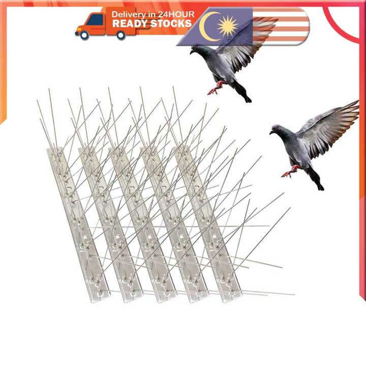25/33CM Bird Thorn Repeller Bird Pigeon Spikes Deterrent Stainless ...