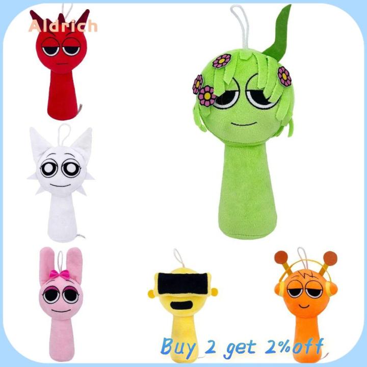 ALDRICH FASHION Raddy Sprunki Plush Toy Vineria Oren Plushie Doll Soft ...