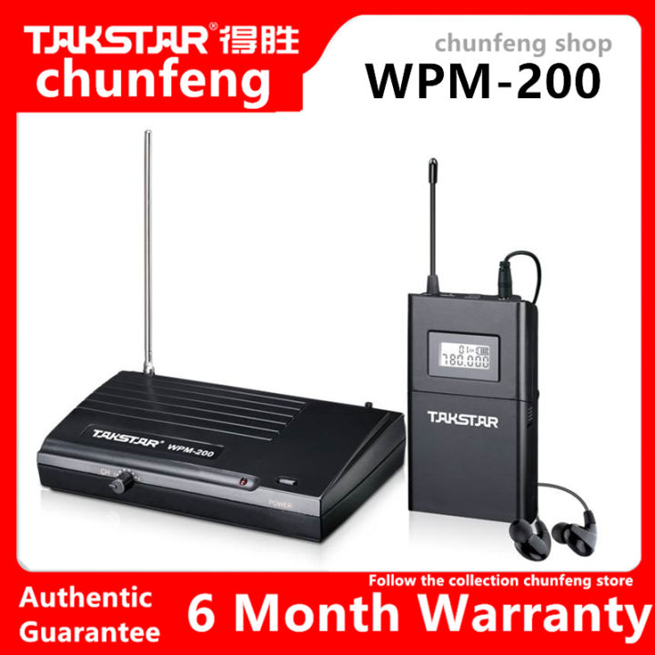 Takstar WPM-200 Wireless Return Monitoring System Stage Singing Live ...