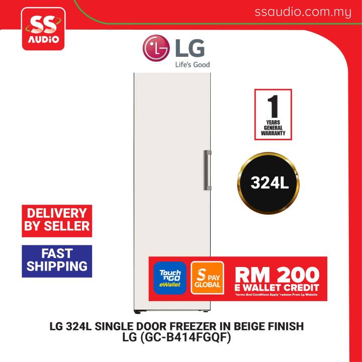 [TnG Redemption]【 DELIVERY BY SELLER 】LG 321L Single Door Smart Inverter Upright Freezer GC ...
