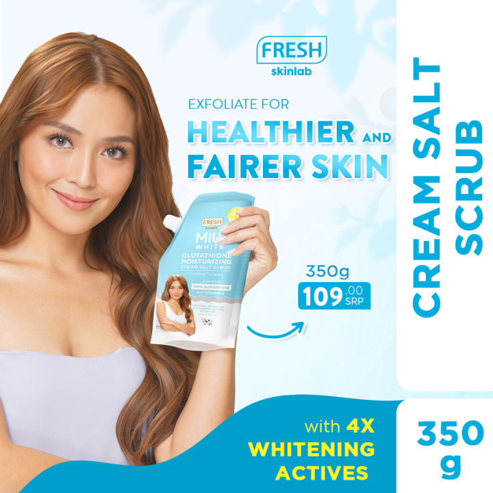 FRESH Skinlab Milk White Glutaboost Salt Scrub 300g | Lazada PH