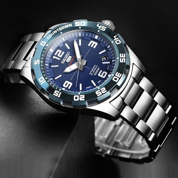 Seiko 5 Luminous Diving Water Ghost Mechanical Watch Fashion Sports Men ...