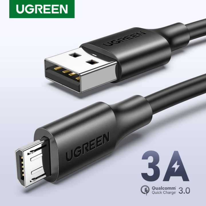 UGREEN 3A Micro USB Fast Charging Data Cable 480Mbps for Samsung Huawei ...