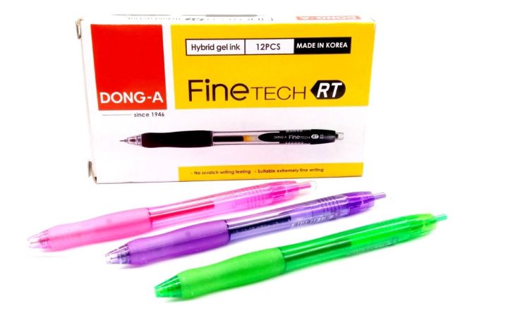 (LT OFFICE) DONG-A FINE TECH RETRACTABLE PEN 0.3mm RT HYBRID | Lazada PH