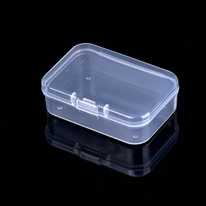 Mini Rectangular Clear Plastic Jewelry Storage Boxes Container ...