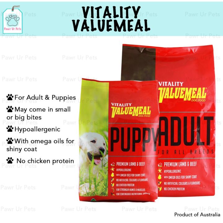 Vitality Value Meal Adult Puppy Dog Food 1kg | Lazada PH