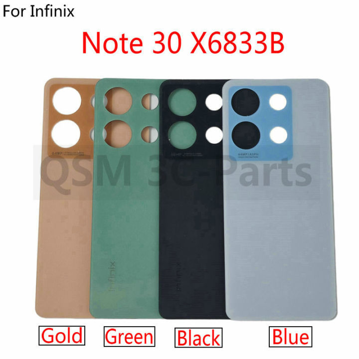 สำหรับ Infinix Note 30 X6833B ฝาหลังตัวเครื่องประตูแบตเตอรี่อะไหล่ ...