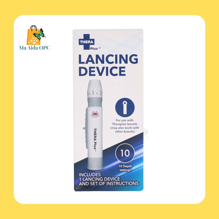 Thera Plus Lancing Devices Includes 1 Lancing Device and Set Of ...