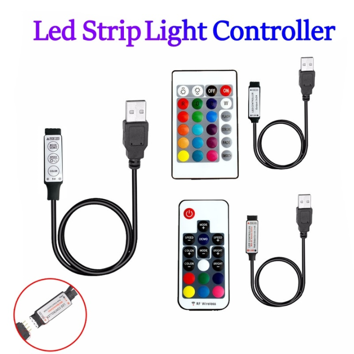 yingke Usb Led Rgb Controller 12v 5v 24v Ir Rf Led Remote Controller 5v ...