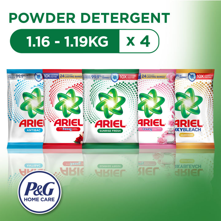 [Bundle of 4] Ariel Powder Detergent Sunrise Fresh Floral Passion ...