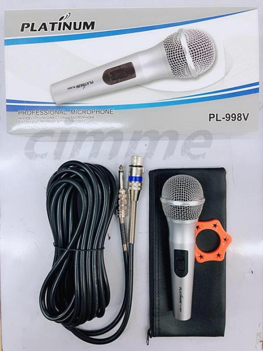 Heavy Duty Quality HYUNDAI PLATINUM PL-998V PROFESSIONAL MICROPHONE | Lazada PH