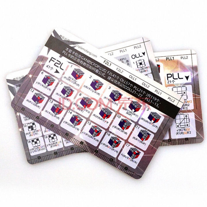 [Kile CFOP Card] Third-order Recovery Formula Card F2LOLLPLL Tutorial ...