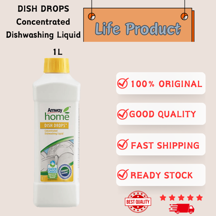 DISH DROPS Concentrated Dishwashing Liquid - 1L | Lazada