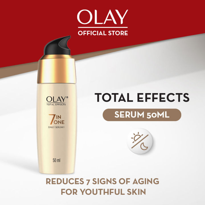 Olay Total Effects Niacinamide Anti Aging 7 In One Daily Serum Skincare 50ml | Lazada PH