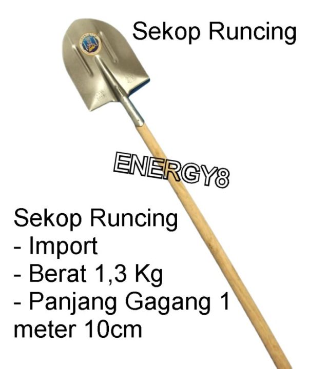 SEKOP SHOVEL GAGANG KAYU - SEKOP PERSEGI - SEKOP RUNCING -SKOP- IMPORT ...