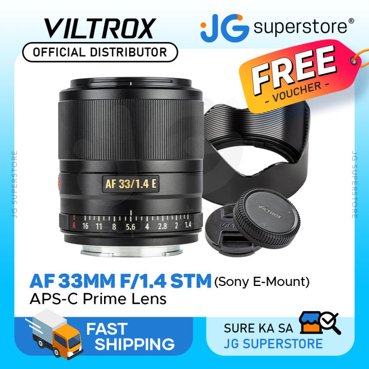 Viltrox AF 33mm f/1.4 E Prime Lens with APS-C Format, STM Autofocus ...
