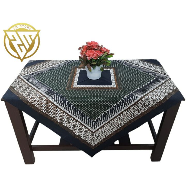 TAPLAK MEJA SEGI EMPAT/TAPLAK MEJA TAMU/TAPLAK MEJA BATIK /TAPLAK MEJA MAKAN/TAPLAK MEJA BATIK ...