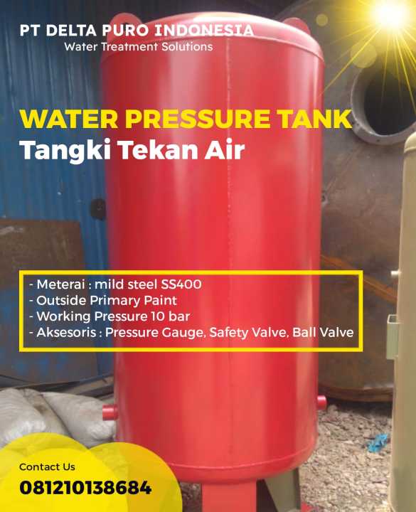 Water Pressure Tank 500 Liter | Lazada Indonesia