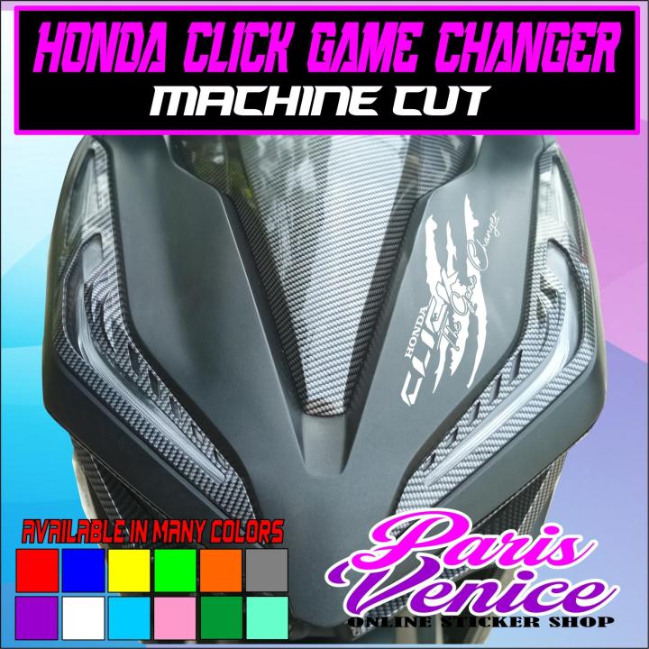 click the game changer sticker machine cut | Lazada PH