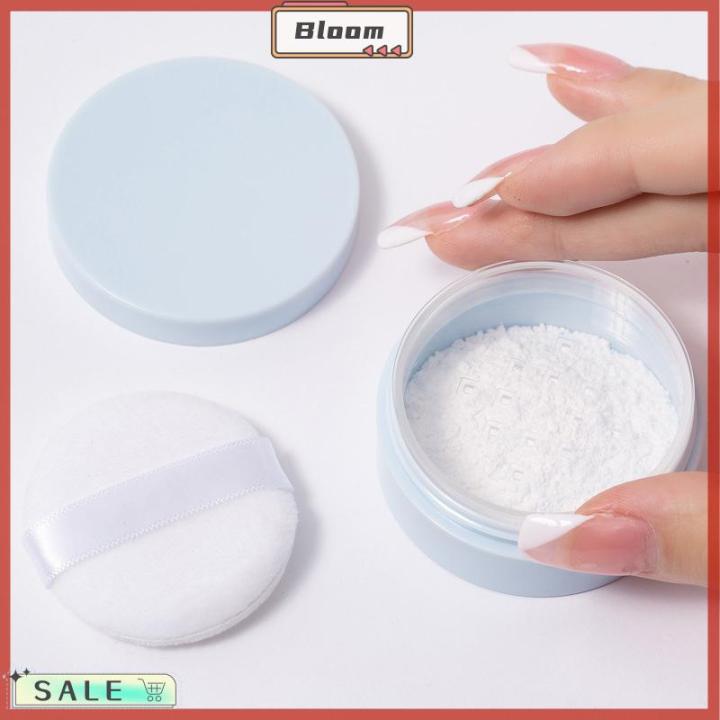 Follow Get New[Bloom Z] 5g Loose Powder Jar With Puff Refillable Empty ...