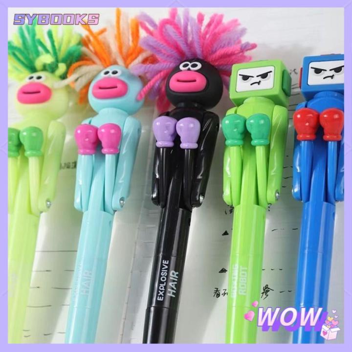 SYBOOKS แบบแห้งเร็ว ปากกาต่อยมวย ปากกาเจล สร้างสรรค์และสร้างสรรค์ ปากกา ...
