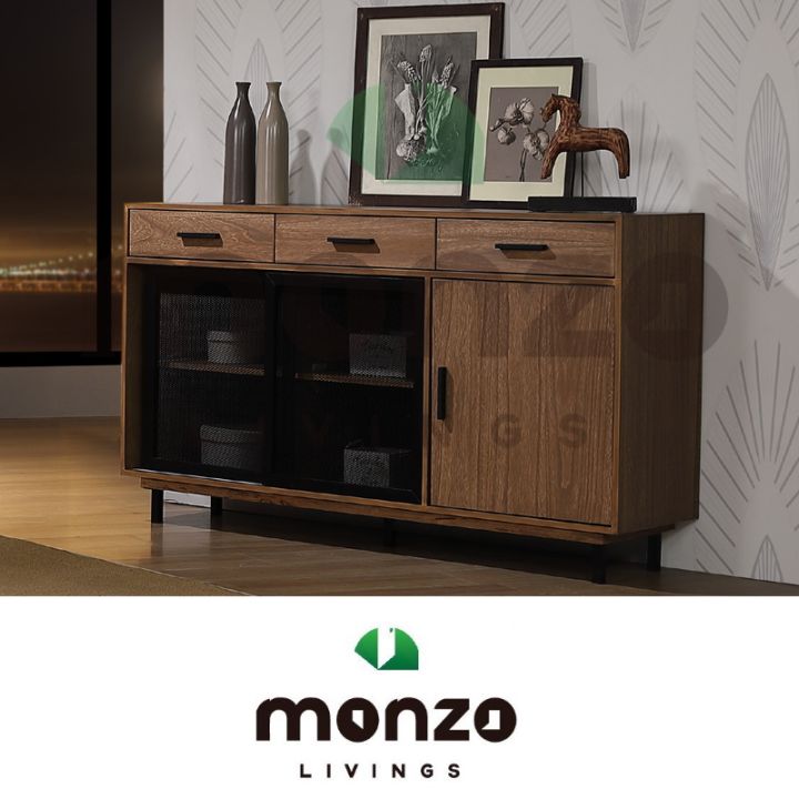 MONZO INDUSTRIAL FEEL CONSOLE CABINET MZ-90185-CS | Lazada