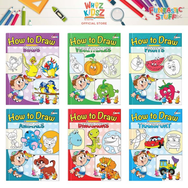Whiz Kidsz How to Draw, Books for Kids | Lazada PH