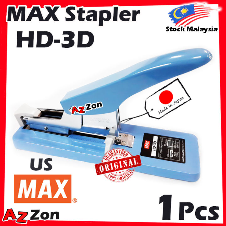 MAX Stapler HD-3D Heavy Duty Stapler 100% Genuine MAX Product MADE IN ...