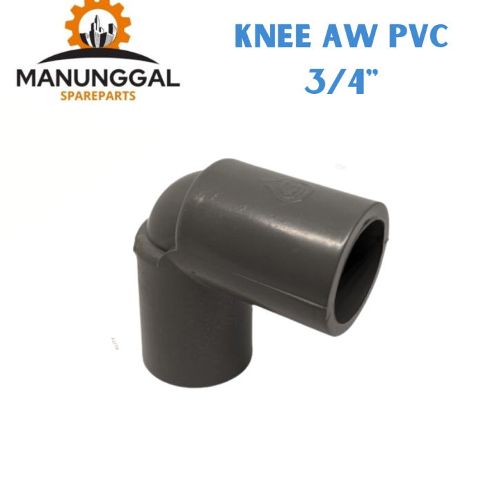 Keni L Knie Elbow Knee 3/4" inch AW GREST - FITTING PIPA PVC 3/4 inci ...