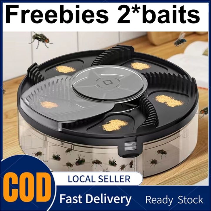 【Freebies 11*Baits】Upscale Electric Fly Trap Pest Device Insect Catcher ...