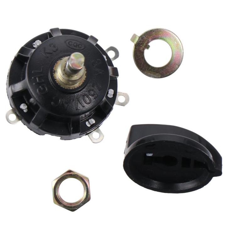 ANTEDATE Heavy Duty Rotary Switch 120V-250V 4 Position Durable with ...