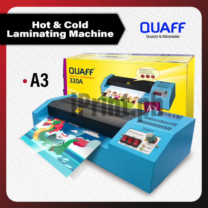 iPrint - A3/A4 QUAFF Laminator Machine HOT/COLD/REVERSE 220v Heavy Duty Laminating Machine Only ...