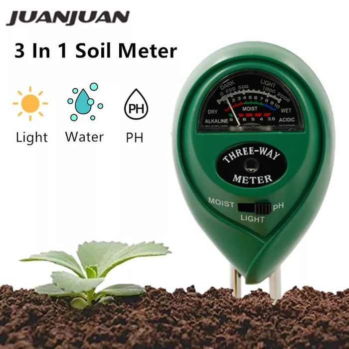 3in1 Sensor Soil Moisture pH + Light Sensor Kelembapan dan pH Tanah ...